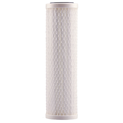 20" Pleated Polyester Filter Cartridge 20 Micron. Rinse & re-use. (14 ...
