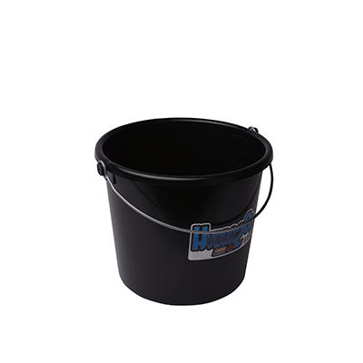 8 Quart Calf Pail - Black 12 per case.
